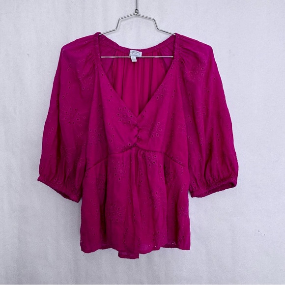 sofia by sofia vergara | Tops | 525 Sofia Jeans Blouse Xl | Poshmark